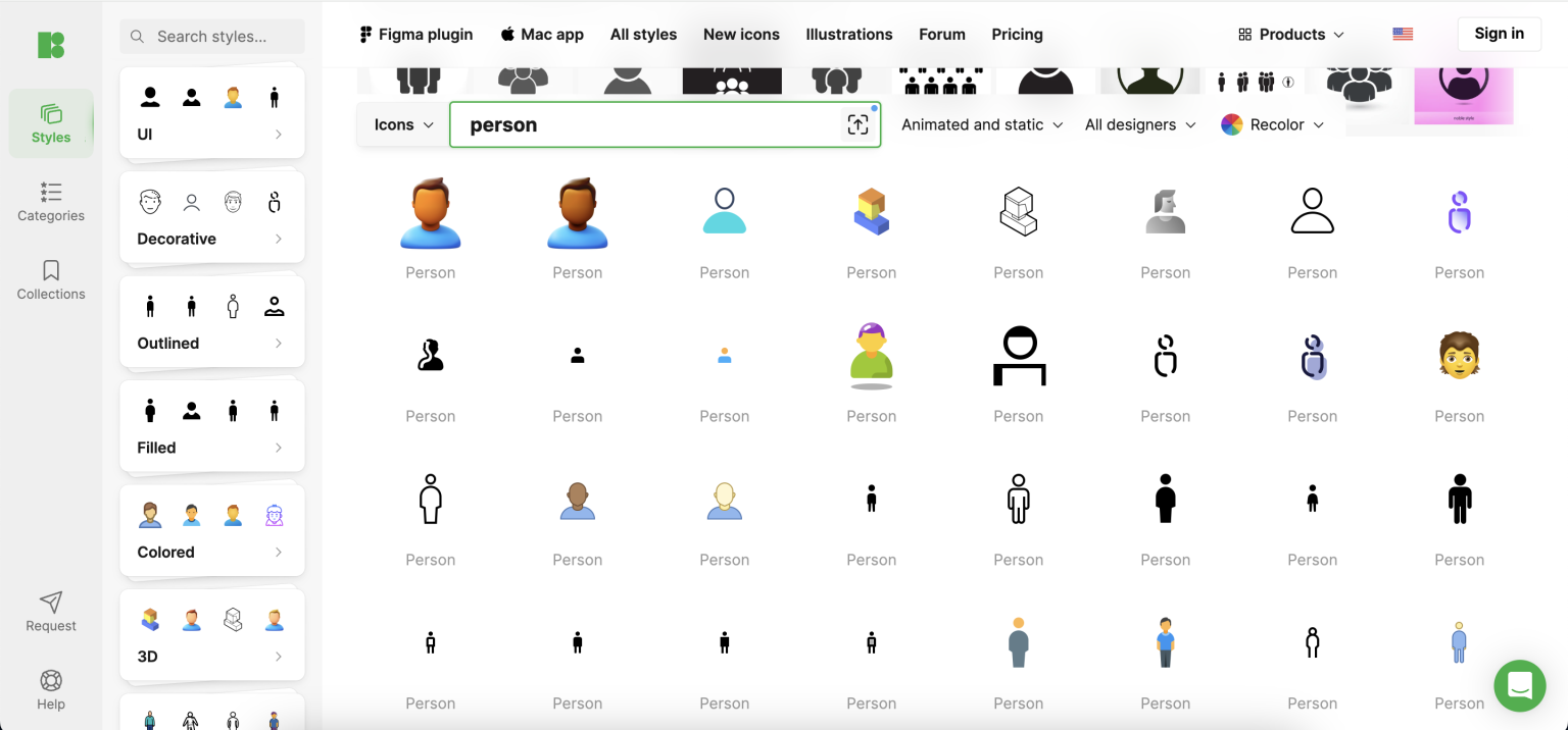 Person Icons: Creating Visual Identity in Web Design - Blog Clipping ...